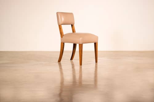 Neto Dining Chair by Costantini in Wood Frame & Leather by Costantini ...