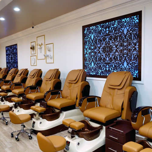 Spring Vines Pattern by Lightwave Laser at QUEENIE'S NAIL SPA, San Jose ...