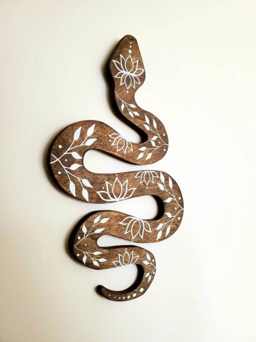 Serpent, Wood snake art by Studio Wildflower at Utah, Salt Lake City ...