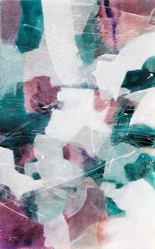 Dynamic Rhythm (Diptych) by Simona Gocan | Wescover Paintings