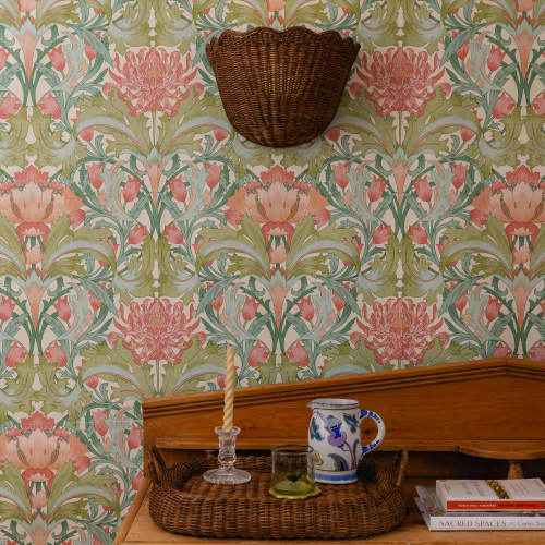 Scalloped Wall Light Scone (Teak) by Hastshilp | Wescover Sconces