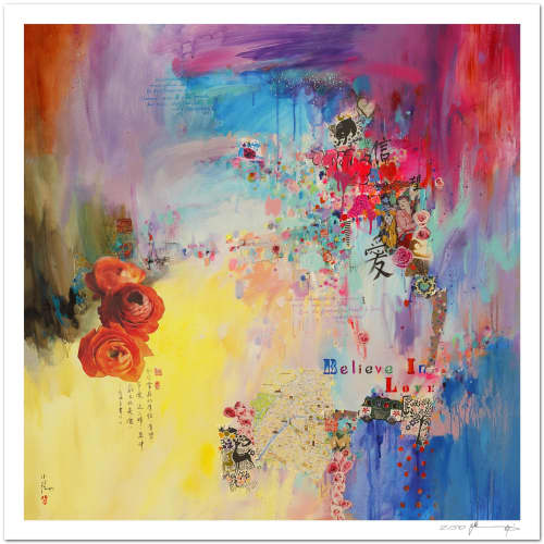 Believe in love - Fine art Giclée print by Xiaoyang Galas | Wescover ...