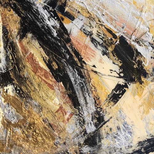 Sombre Nights I & II, Joostema in Pearls (Middle Painting) by Nik ...