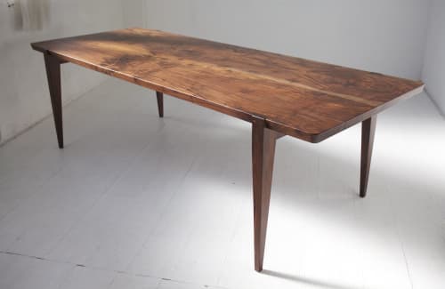 96" Oslo Dining Table in Oregon Walnut by Studio Moe | Wescover Tables