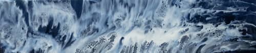'TIDAL WAVE' - Luxury Ocean Seascape Epoxy Resin Abstract by Christina ...
