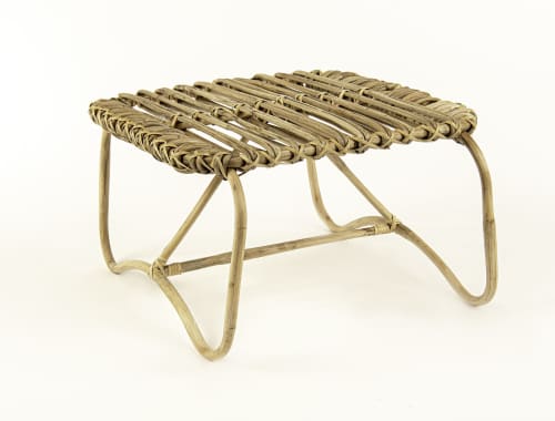 Rattan Foot Stool by Amara | Wescover Chairs