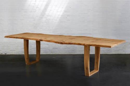 Pippy & Burr Oak Live Edge Table by Jonathan Field. Unique by Jonathan ...