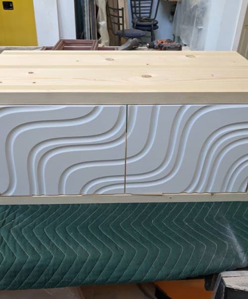 wave cabinet by MJY Fabrication | Wescover Storage