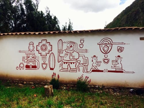 San Pedro, Inca Mural by Arlette Beerenfenger | Wescover Murals