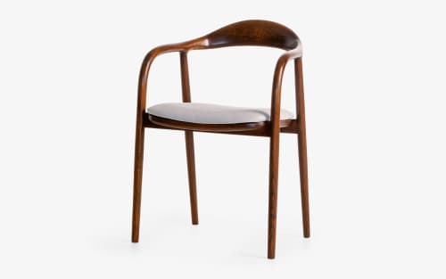 Raku Wooden and Upholstered Chair by LAGU | Wescover Chairs