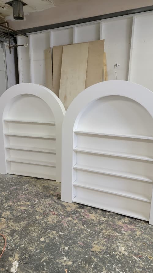 Curved Arch Shelf set of 2 by Son-ya Luch (Owner) SP Fabrication and ...