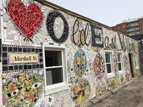 Old East Village Mosaic by Susan Day Ceramics | Wescover Public Mosaics