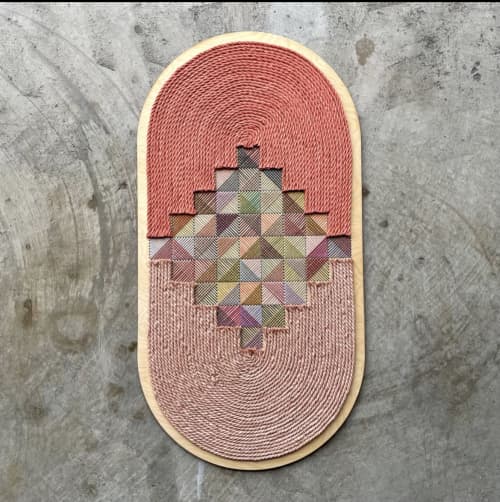 Crosshatch Inversion No. 2 by Nosheen iqbal | Wescover Wall Hangings