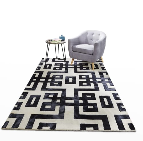 Maze- Silk and Wool Luxury handmade rug by Shaheran Ansari | Wescover ...