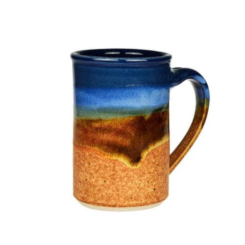 Straight Mug – Earth and Sky by Sunset Canyon Pottery | Wescover Cups