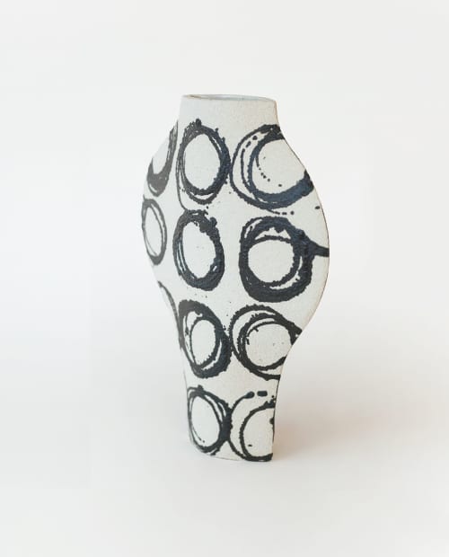 Ceramic Vase ‘Dripping Rounds’ by INI CERAMIQUE | Wescover Planters & Vases