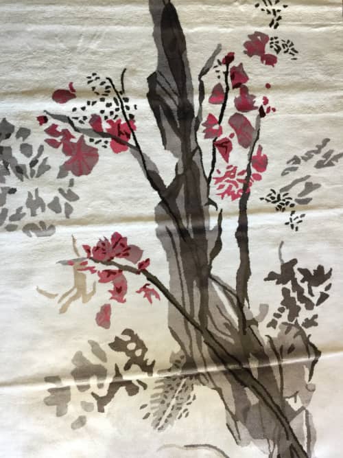 Wanabi (Cherry Blossom time) by Jan Sullivan Fowler | Wescover Rugs