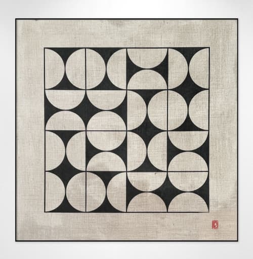 Mingle - 48x48 inches by Chris Ronk | Wescover Paintings