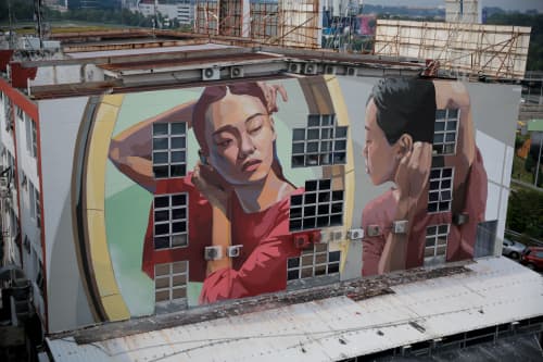 Change & Reflection, public mural in conjunction with DPI by Gabriel ...