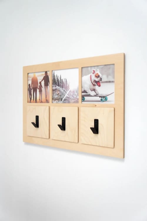3X2 Panel + 3 Single Hooks + 3 Acrylic Tiles Kit by NINE O | Wescover ...