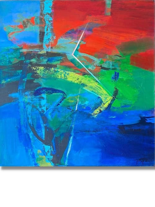 Luna Park by Christiane Papé | Wescover Paintings