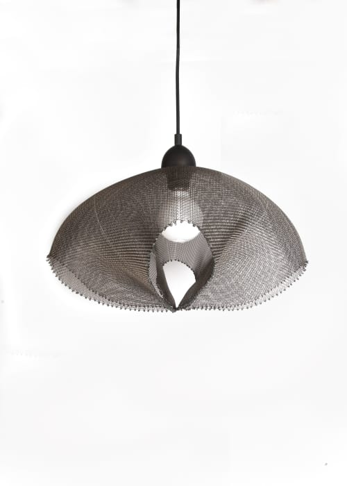 "Parachute II" Steel Wire Mesh Pendant Light- 18" Medium by Anne ...