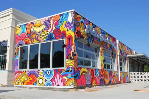 Mellow Mushroom Mural by Rather Severe at Mellow Mushroom, Roanoke ...