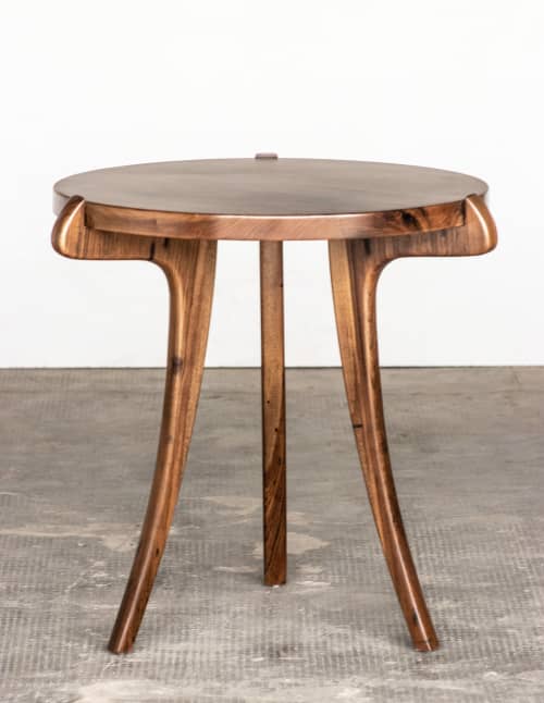Wood Sabre-Leg Side Table from Costantini, Uccello by Costantini Design ...