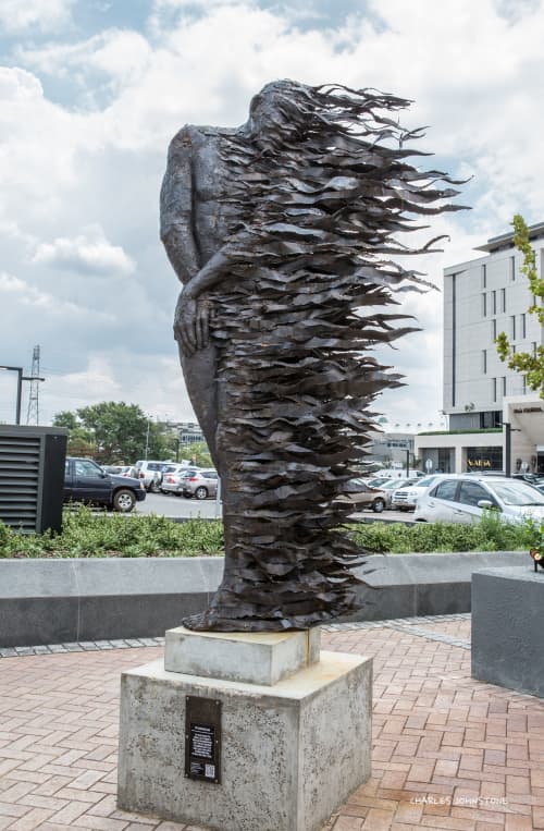 The Burning Man by Anton Smit at Menlyn Maine Central Square, Pretoria ...