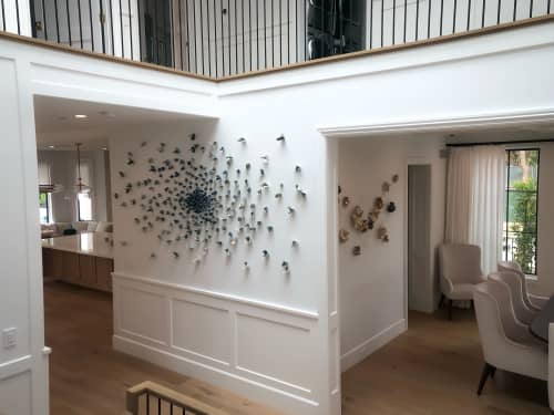 Flutters, Ceramic wall art by Ron Dier Design | Wescover Wall Hangings