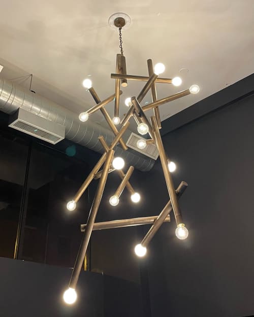 CrossLight Chandelier by CP Lighting at Commonwealth Proper ...