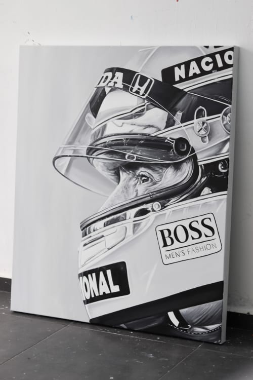 Ayrton Senna by Ricardo Rodriguez Cosme | Wescover Paintings