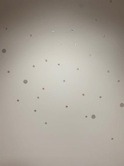 Silver Wall. Light Dots. Bespoke Silver Decals. by Stefanie Schuessler ...