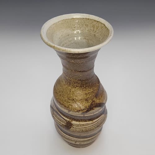 Rods Bod Swirled and Spattered Wood Fired Vase by Jill Spawn Ceramics ...