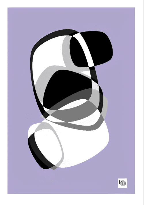 Modern Minimalist Abstract Print by Paul Manwaring Fine Art Prints ...