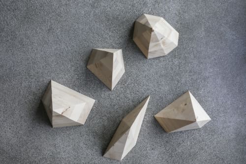 Sharp Wood Sculptures by Ivars Design | Wescover Wall Hangings