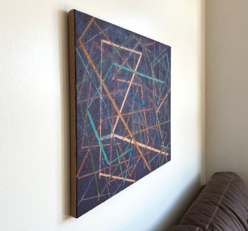"Untitled" (Royal Purple" by Matthew Mahler | Wescover Paintings