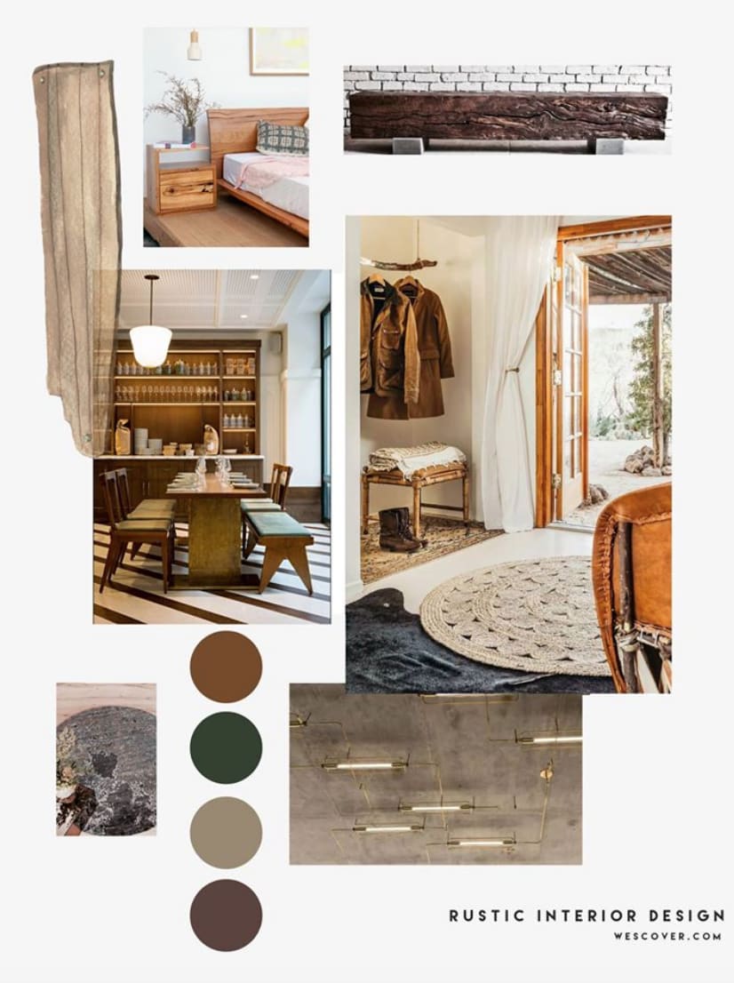 Rustic Designs Mood Board | Wescover