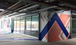 FB Air Program Mural by LAMKAT at Facebook HQ, Menlo Park | Wescover Murals