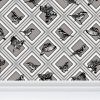 Trellis - Magnolia Warblers - Greyscale - Wallpaper Print by Sean ...