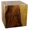 Haussmann® Wood Cube Table 18 in SQ x 18 in High Hollow by Haussmann ...