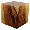 Haussmann® Wood Cube Table 18 in SQ x 18 in High Hollow by Haussmann ...