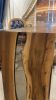 Custom Order Dark Walnut bar counter, Epoxy Table Live Edge by ...