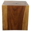 Haussmann® Wood Cube Table 18 in SQ x 18 in High Hollow by Haussmann ...