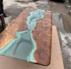 Wood River Table, Custom Wooden Table, Wood River Table by Tinella Wood ...