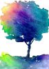 Hue Tree by Brazen Edwards Artist | Wescover Prints