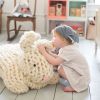 Giant Arm Knit Bunny DIY KIT - Large by Flax & Twine | Wescover ...