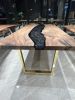 Black Walnut Epoxy Resin Table, Custom Dining Table by Tinella Wood ...