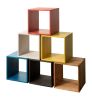 Rainbow City Cubes | Modular Modern Wood Cubes with Brass by Alabama ...