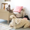 Giant Arm Knit Bunny DIY KIT - Small by Flax & Twine | Wescover ...